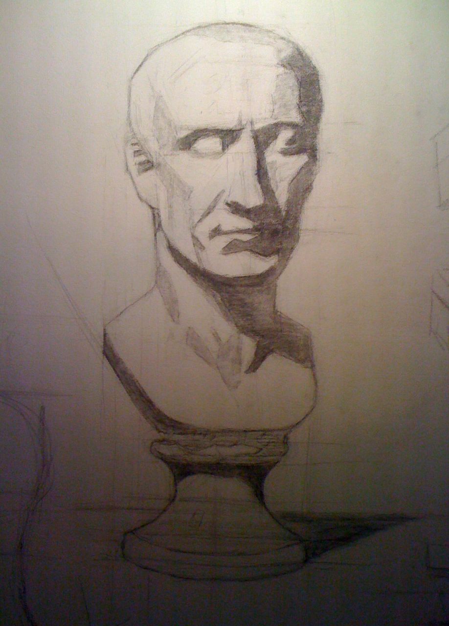 Steaming Fork: Julius Caesar drawing progression