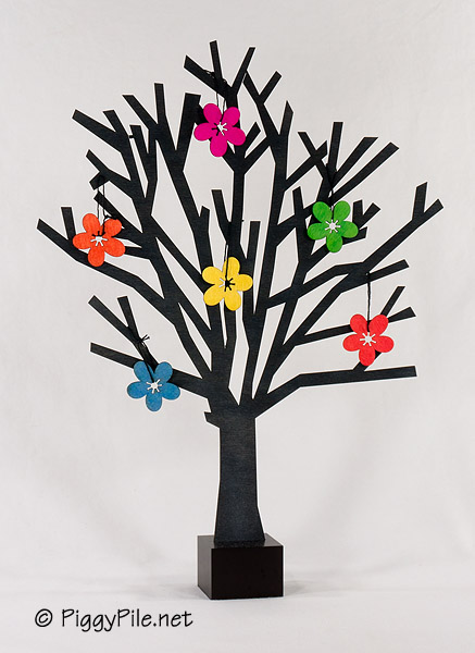 Piggy Pile: Monday Is Fun Day - Balsa Wood Tree