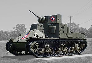 Armour force / Panssaroitu voima : Medium M2 tank (long bottom plate ...