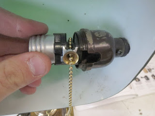 Lamp Parts and Repair | Lamp Doctor: Banker's Lamp Pull Chain Socket Repair