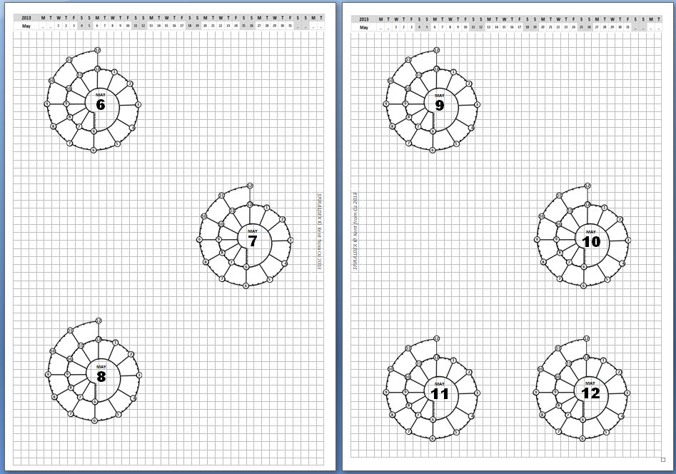 KENT FROM OZ: The Spiraldex Planning System - Mind Mapping and Filofax