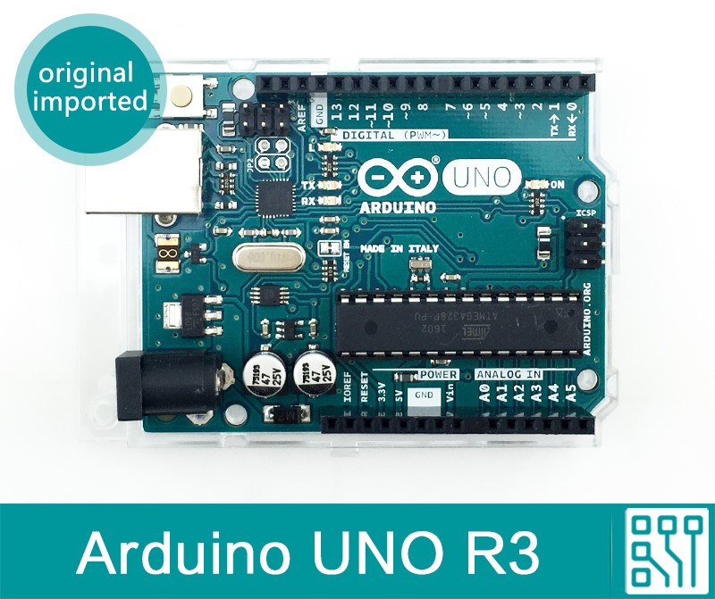 Arduino Uno R3 Imported Italy Byte Black
