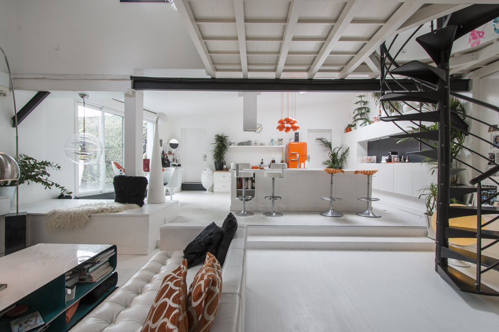 Apartamento tipo loft Ultra moderno. ~ ideas y planos de casas.