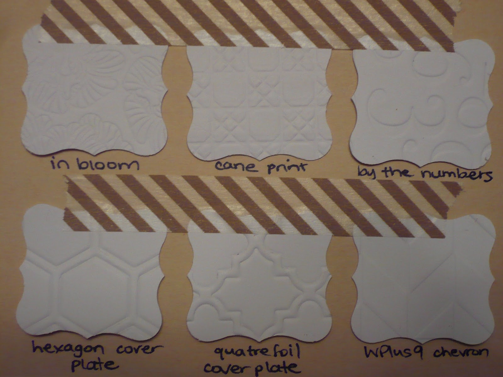 cards by cara: Papertrey's Impression Plates - samples and extra techniques