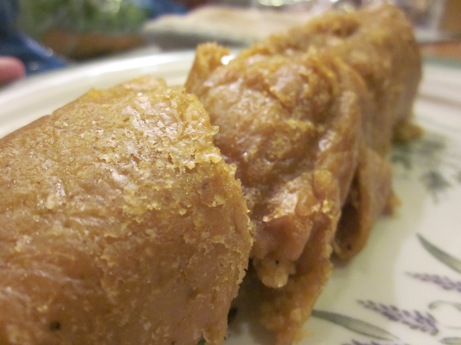 lovely clear and sweet.: Traditional Jewish Food: Vegetarian Kishke