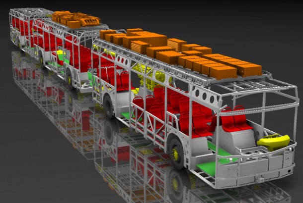 Gokira World: World’s Largest Bus Carries 256 Passengers – 101ft long