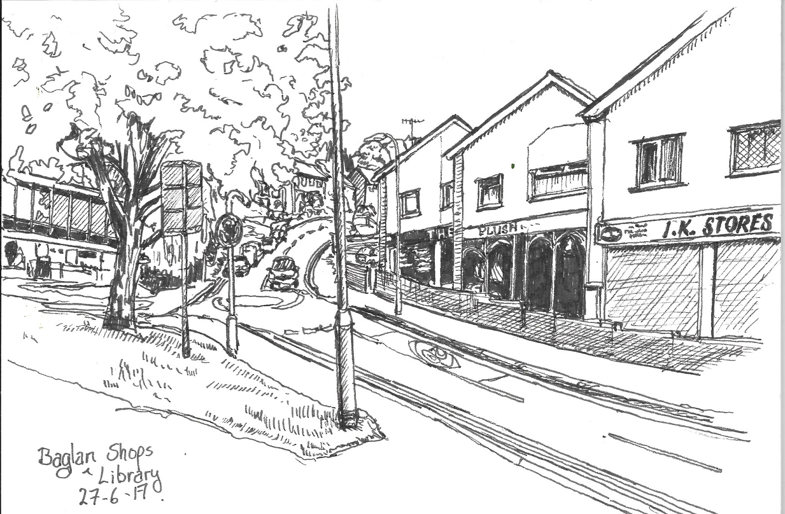 Many Faces of Port Talbot: 60) Baglan Shops and library