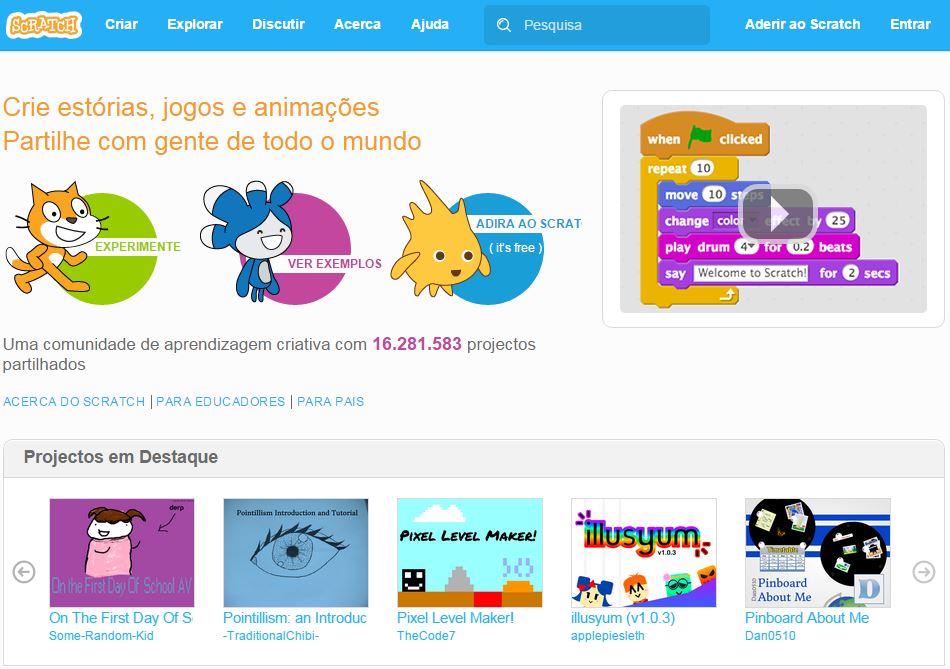 Programação para crianças - Extraclasse - Web Aulas