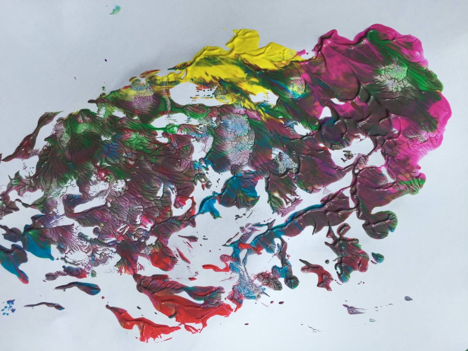 Mini Monets and Mommies: How To Make Process Art from Kitchen Foil