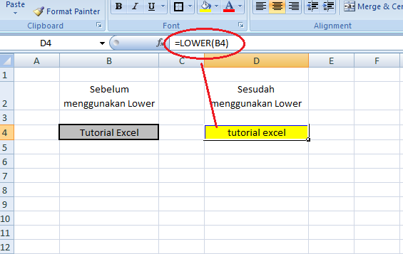 Penggunaan Fungsi Upper dan Lower dalam Microsoft Excel
