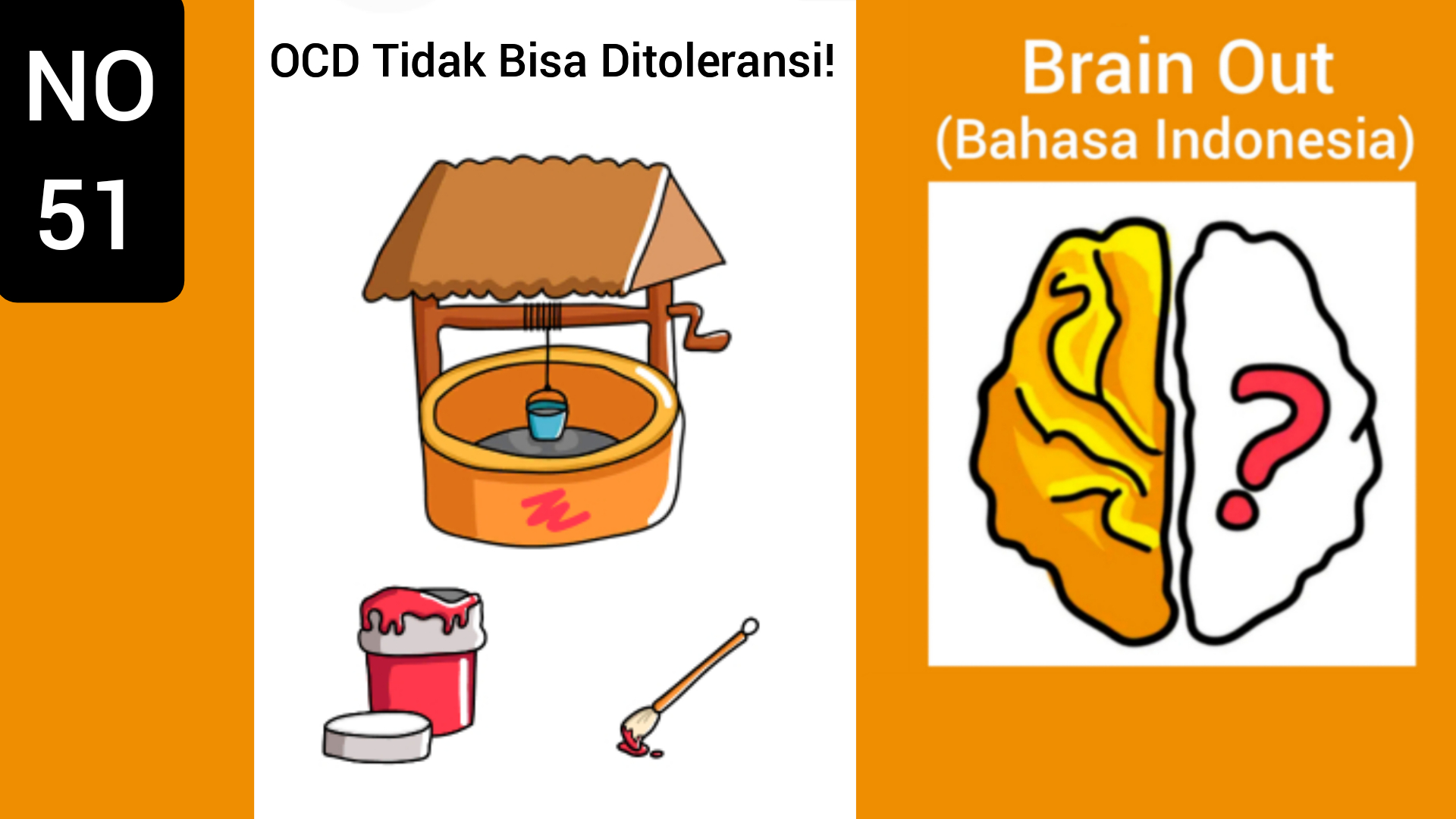 Brain Out Level 51: OCD Tidak Bisa Ditoleransi! (Terbaru 2023)