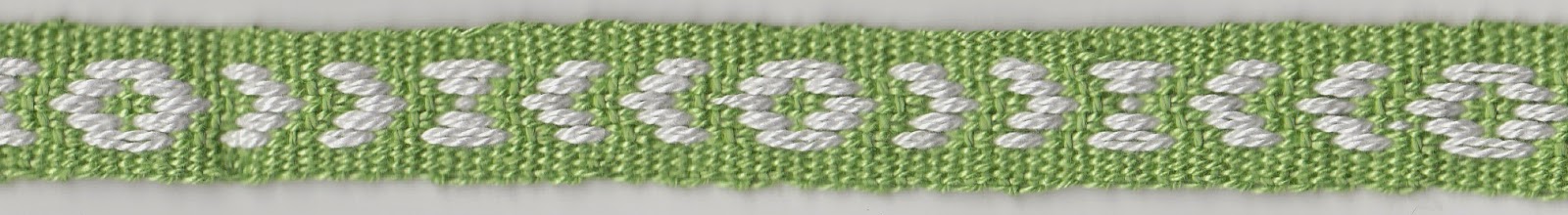 Durham Weaver: Weaving patterned bands with 5 pattern threads