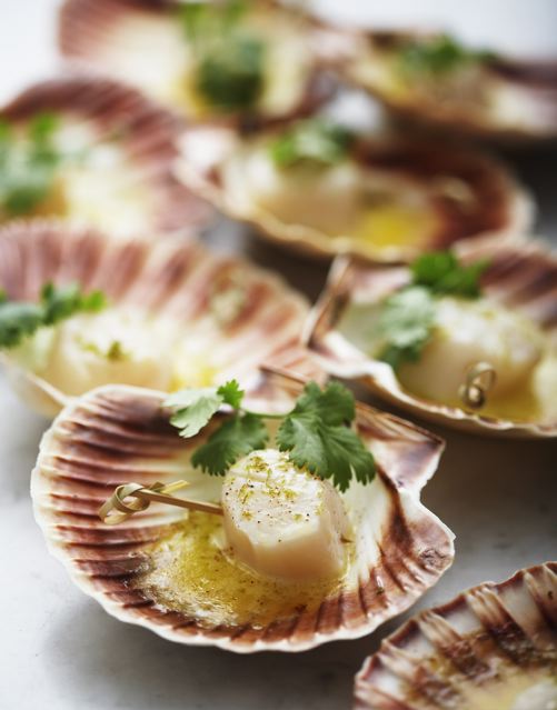 Kammusling med limesmør - Marie Melchior