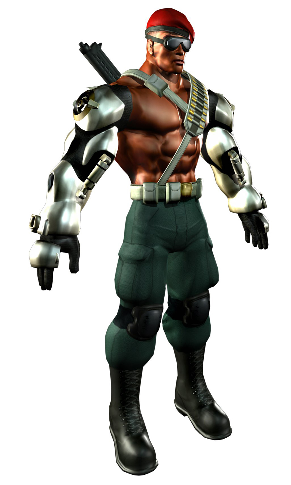 All Videogame Fighting Characters: Jax Briggs (MORTAL KOMBAT)