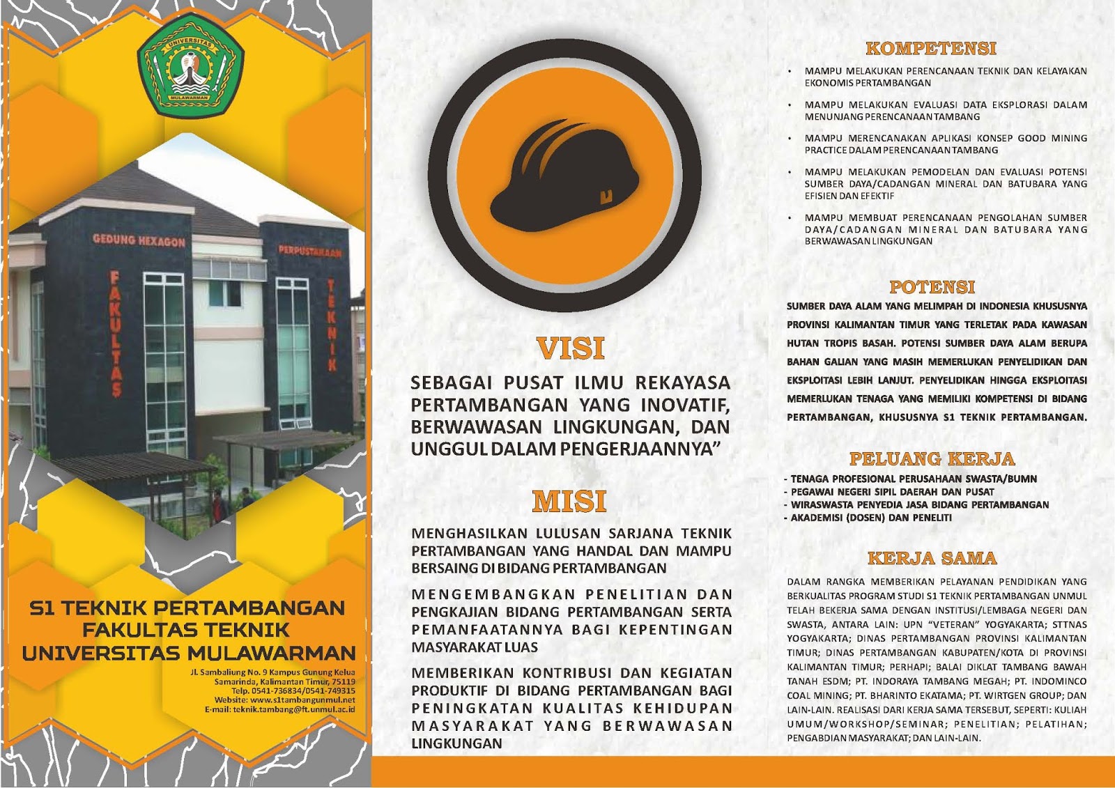 Leaflet Program Studi S1 Teknik Pertambangan - S1 Teknik Pertambangan ...