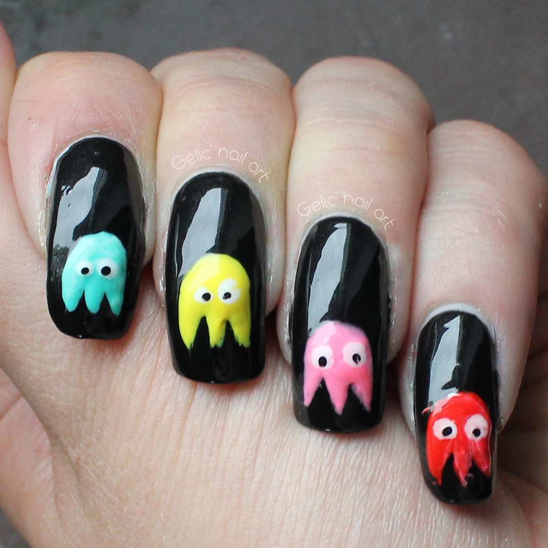 Gelic' nail art: NCC presents: Whole june theme: Video game nail art