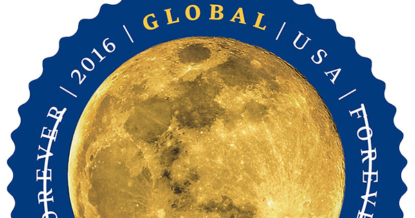 Rainbow Stamp Club: New Global Moon stamp from USPS