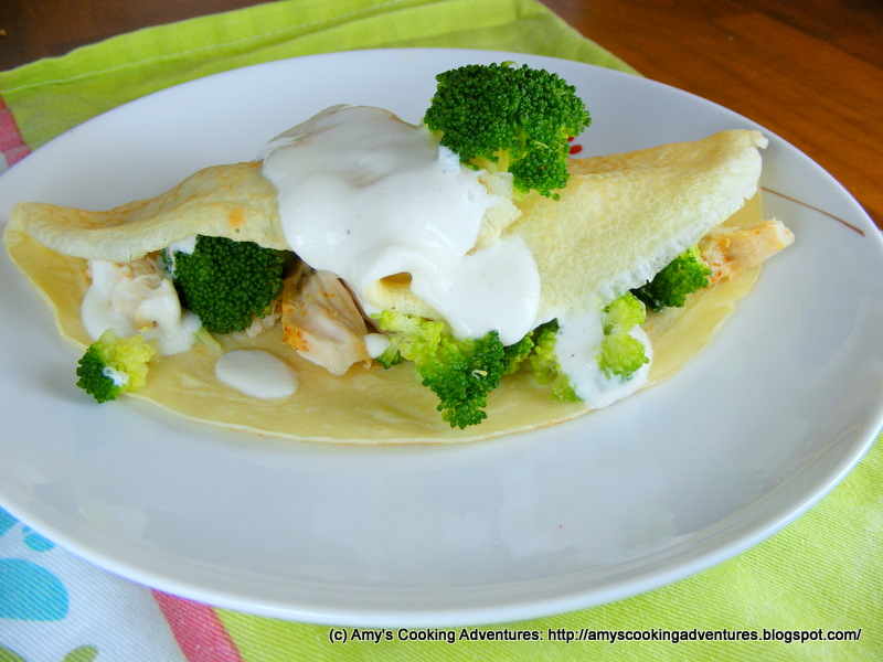 Savory Crepes: Chicken Divan