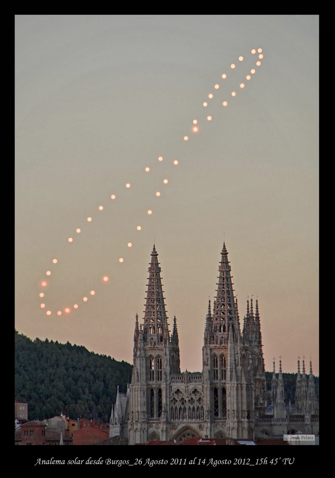 Valle de Buelna: ANALEMA SOLAR DESDE BURGOS