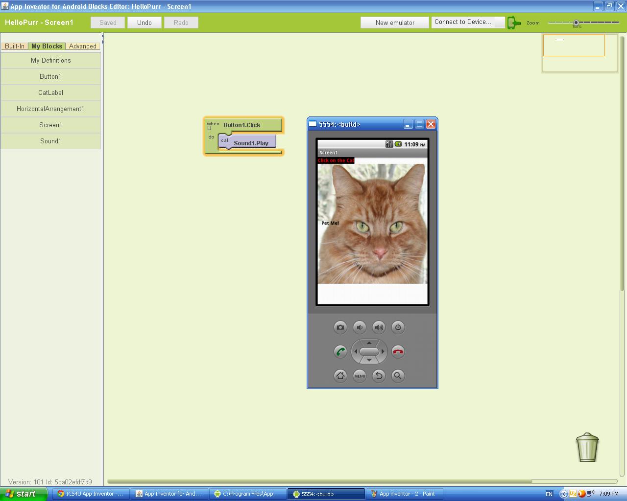 App Inventor: Blog 2 - First App