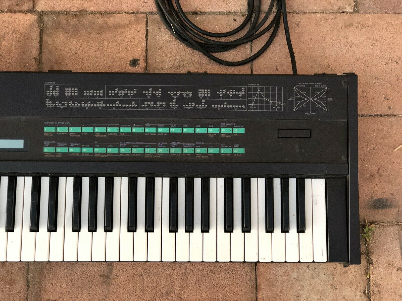MATRIXSYNTH: Yamaha DX7 Digital FM Synthesizer SN 85456