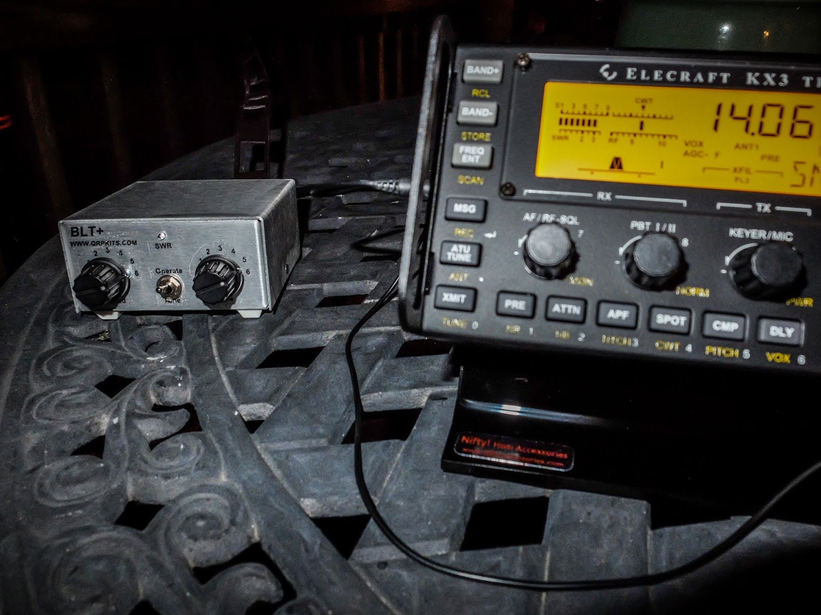 Ham Radio - QRP: BLT+ Tuner portable Test