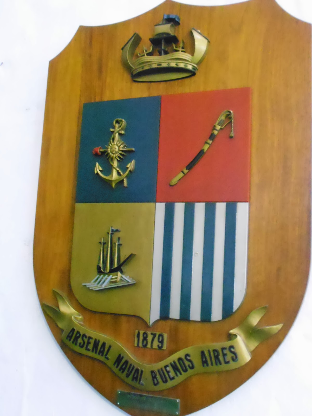 Heráldica en la Argentina: Escudo del Arsenal Naval Buenos Aires