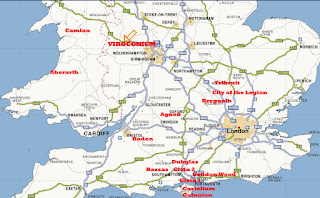 Shadows in the Mist: The Quest for a Historical King Arthur: Map for My ...