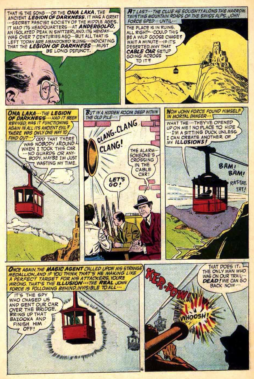 Four-Color Shadows: John Force, Magic Agent-Paul Reinman/Pete Costanza-1961