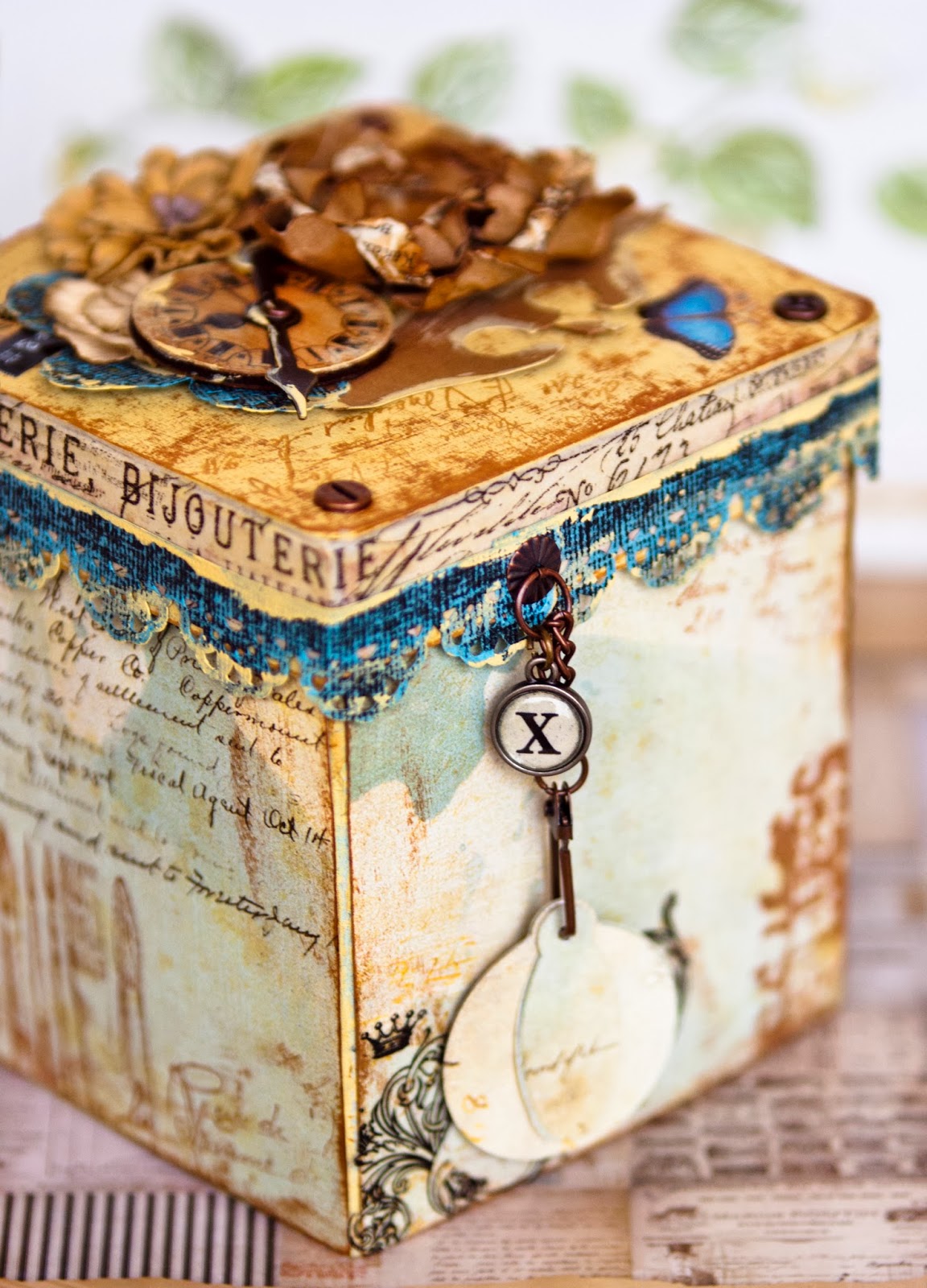 scrappylicious : ATC storage box