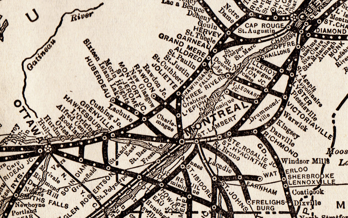 Turcot Yard: Tunnel Terminal (CNR) to Central Station (CNR)