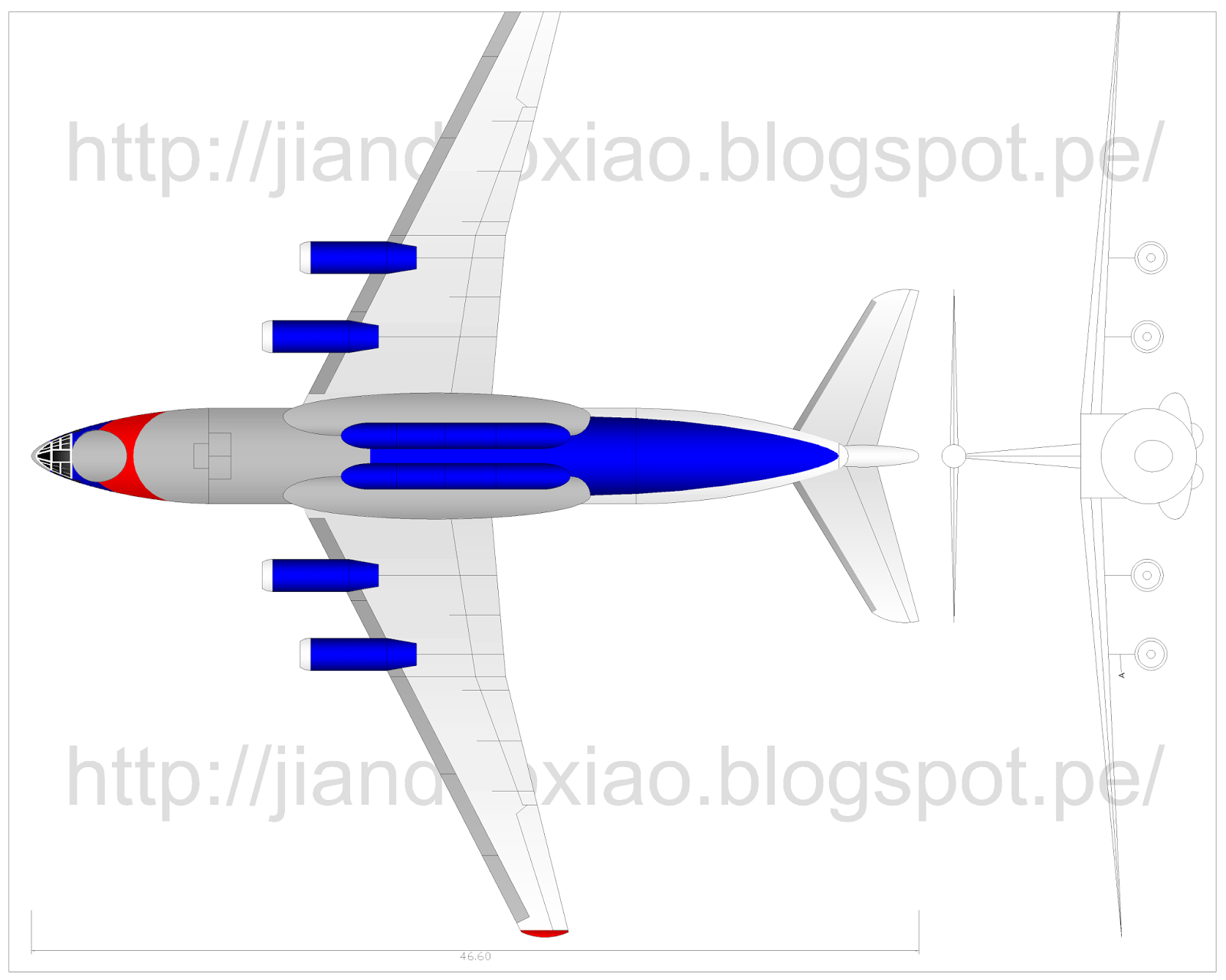 Ace Combat Model - Drawings: IL-76 Candid