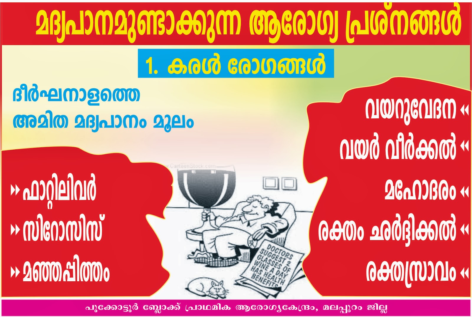 ALCOHOL IEC POSTER | Arogyajalakam