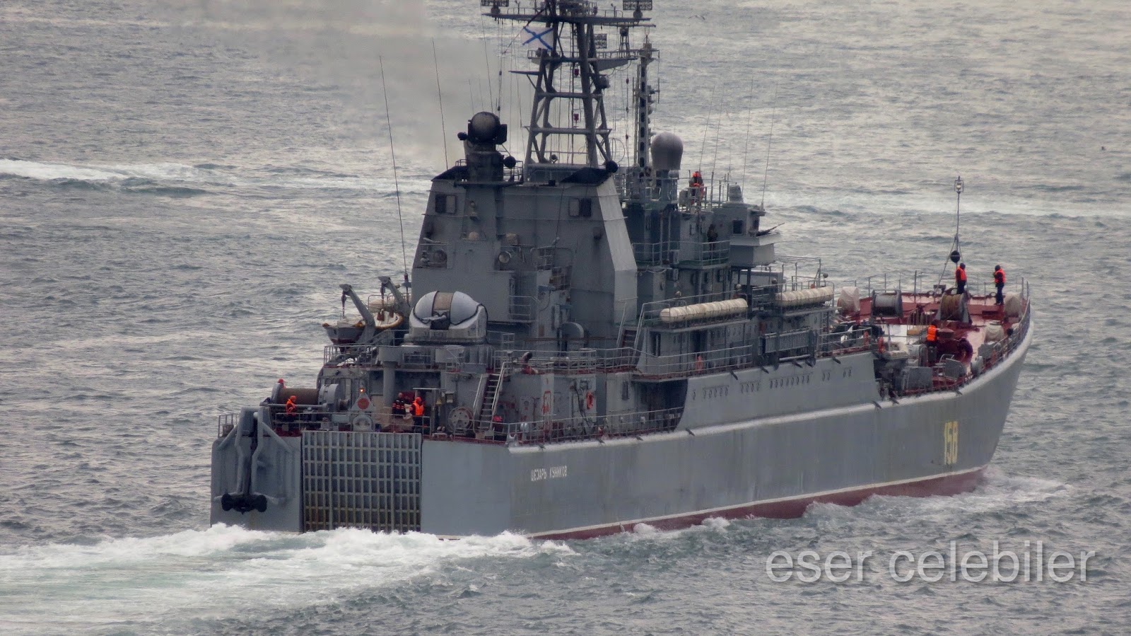 WARSHIPS ON THE BOSPHORUS: 158 Caesar Kunikov (BDK-64) Ropucha II 26 ...
