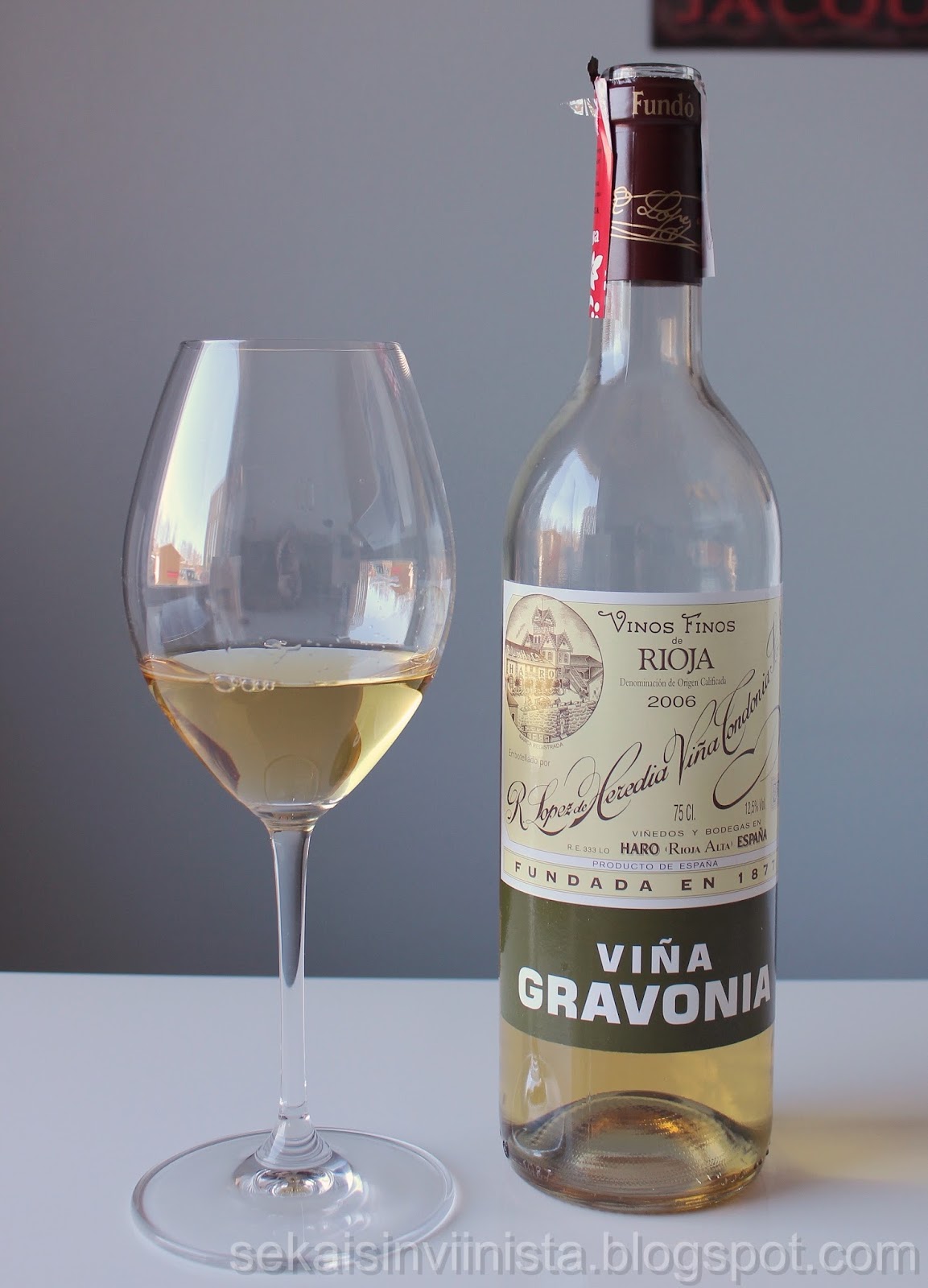 Sekaisin viinistä: Yli 10-vuotias riojalainen valkoviini: Viña Gravonia