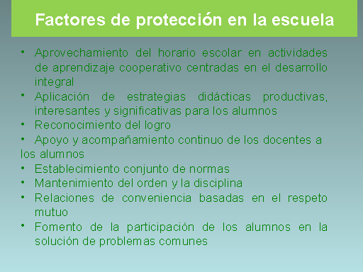 ASOCIACIÓN DE ALCOHÓLICOS REHABILITADOS: Factores de protección.