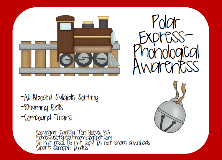 Polar Express Phonological Awareness