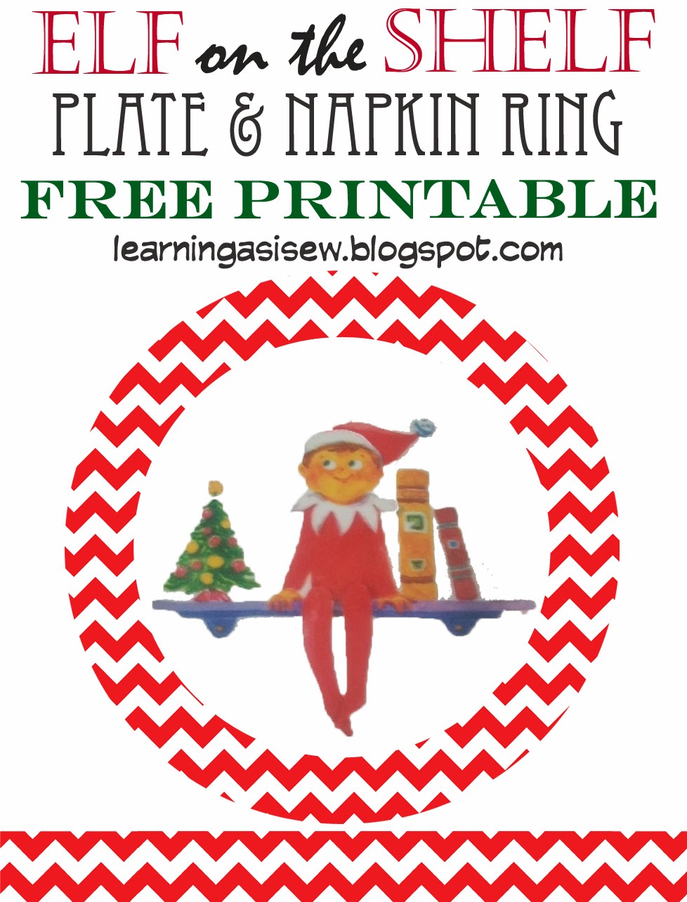 Learning As I Sew...bake, cut, and create: Elf on the Shelf: Printable ...