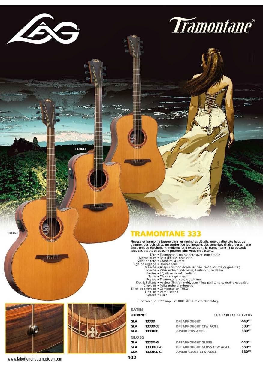 ROB SILVER: 2009 LAG GUITARS CATALOGUE