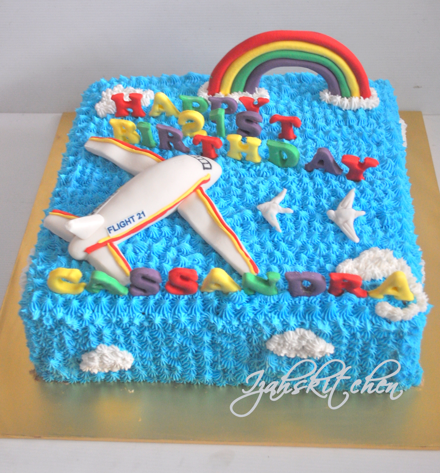 Izah's Kitchen: Aviation Themed cake