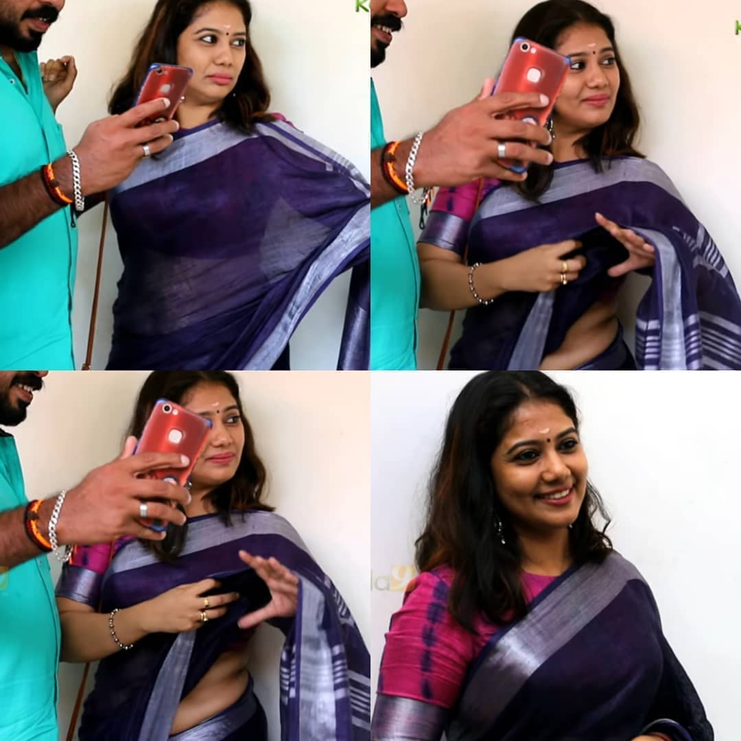 actress rare collections: Rachana Narayanankutty hot in saree