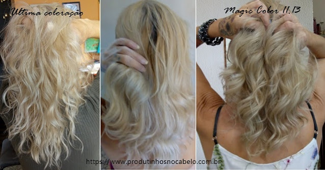 Magic color Coloração 11.13 - PRODUTINHOS NO CABELO