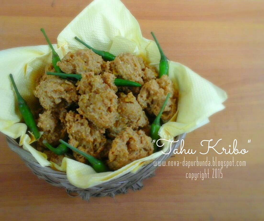 Dapur Bunda : Enjoy Your Homemade: "Tahu Kribo"