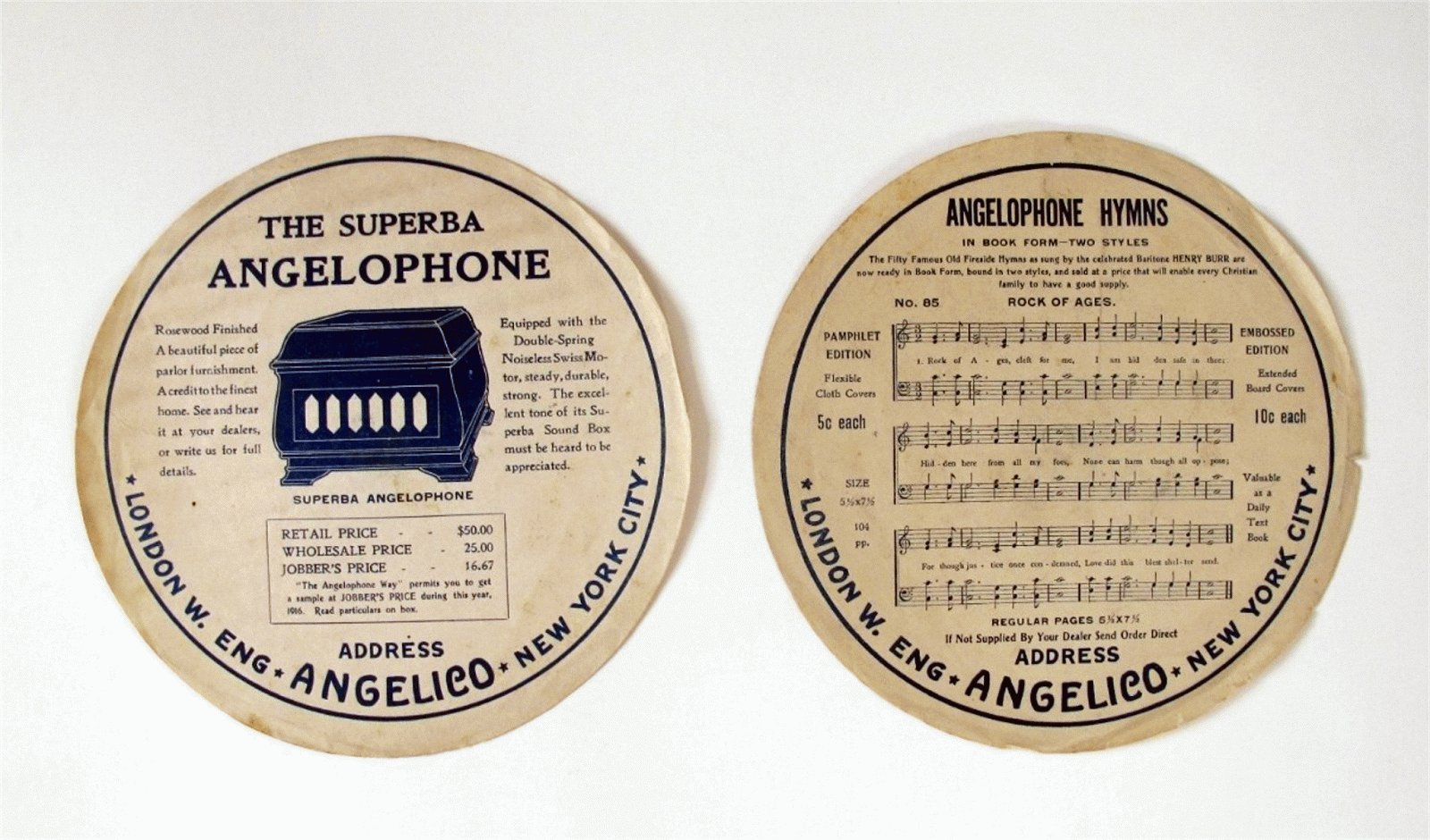 Watch Tower History: Angelophone Advertisement