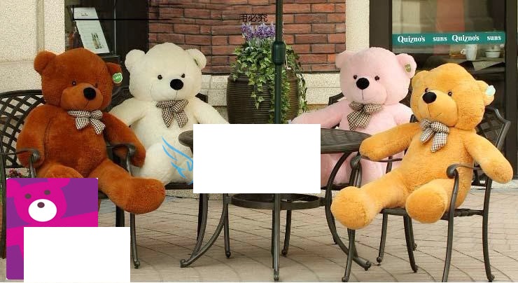 Teddy Bear Comel Saiz Besar 1 Meter Hadiah - kedai online