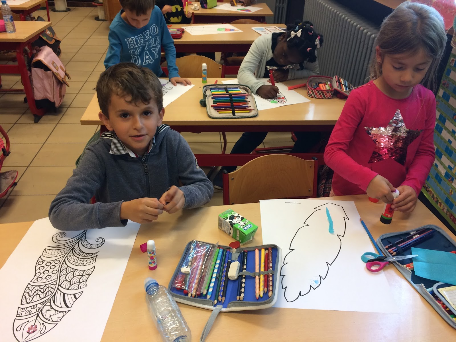 GBS Welle 1e leerjaar A: Zo fier als een pauw