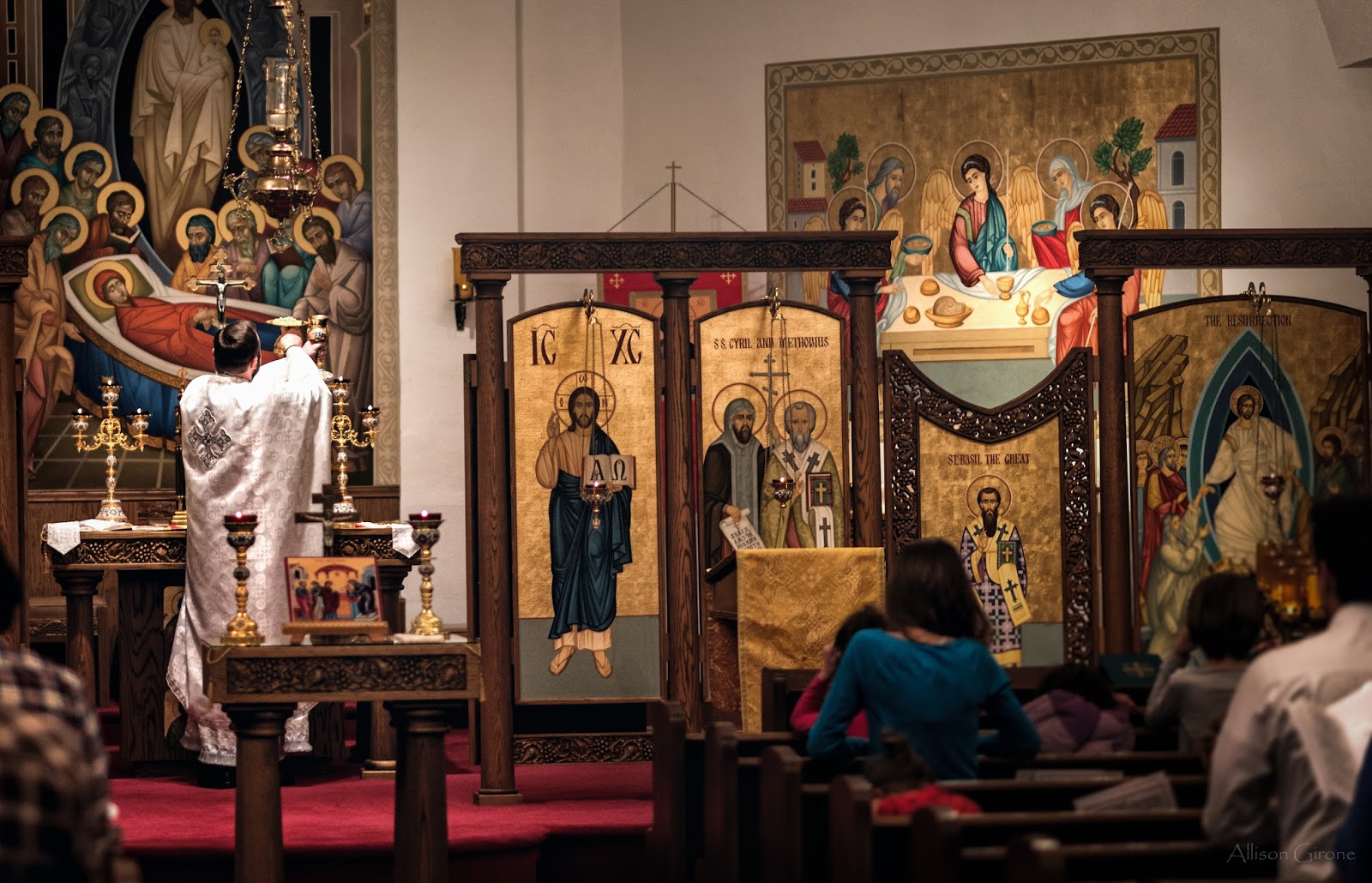 Byzantine Divine Liturgy - 16 Images & Video from St. Mary's, Weirton ...