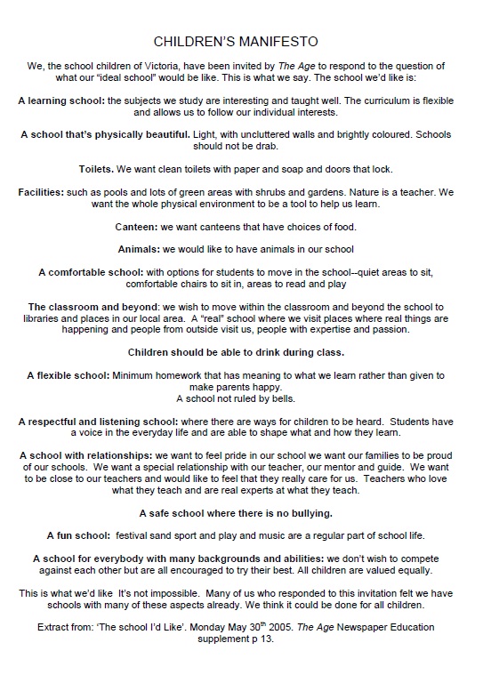 My Teaching Journey: What do school students actually want?