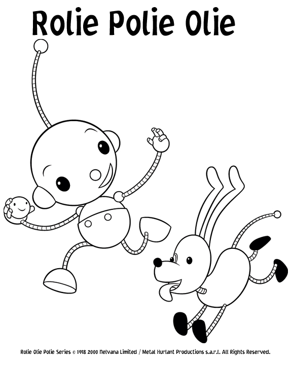 Cartoon Characters: Rolie Polie Olie