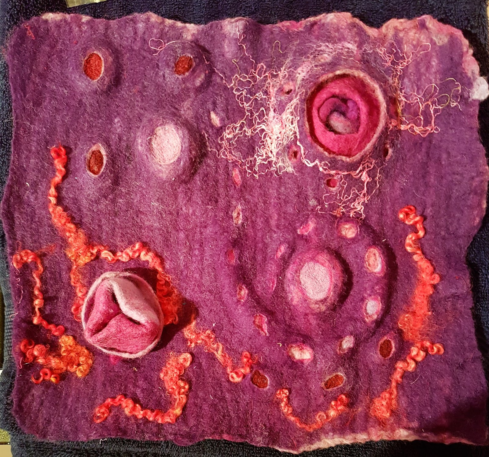 Traverse Textile Art: Marvellous Mixed Media Felting Workshop Part 1